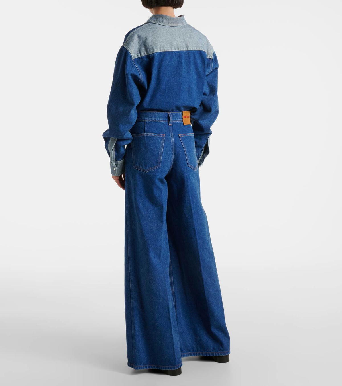 Marni Logo wide-leg jeans Marni