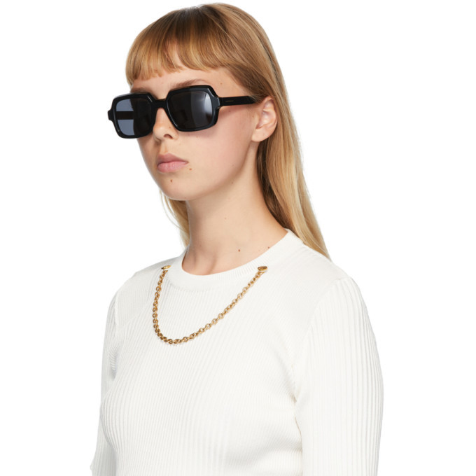 Givenchy Black Rectangular Sunglasses Givenchy