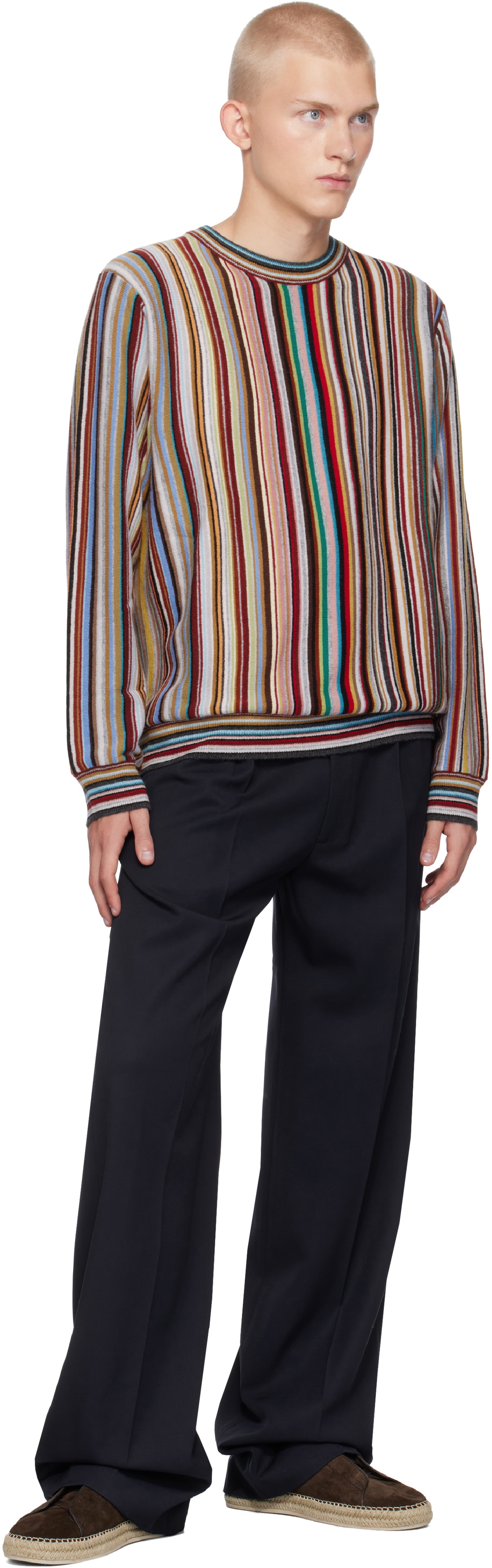 Paul Smith Multicolor Signature Stripe Cashmere Sweater Paul Smith