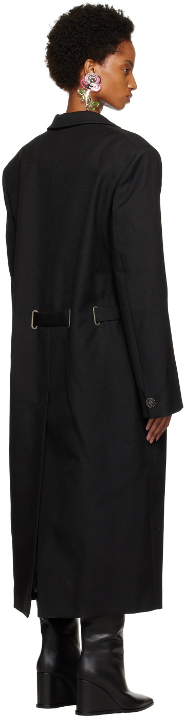 Y/Project Black Y Belt Coat Y/Project