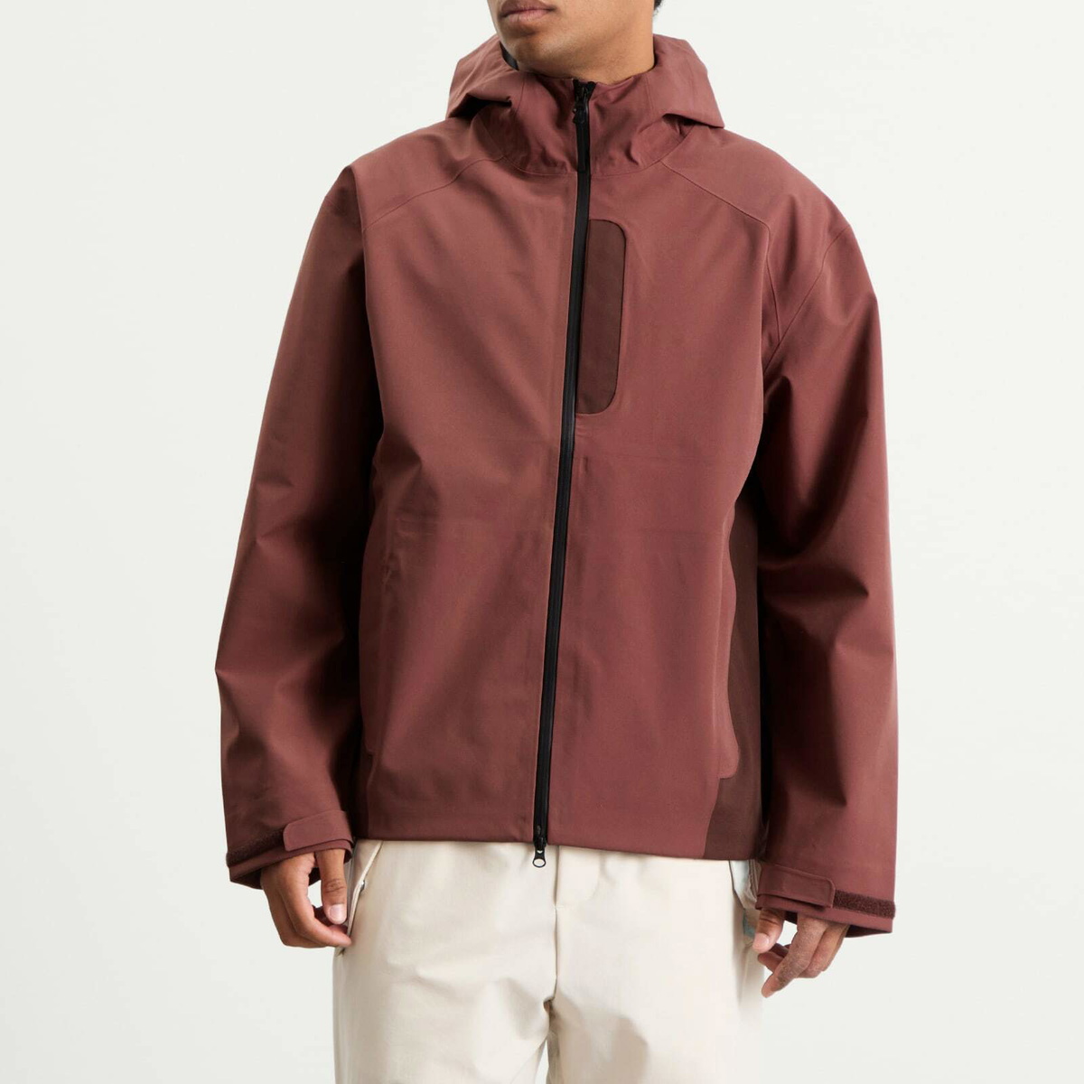 Hiking Patrol Men's Arc 3L Shell Jacket in Maroon Hiking Patrol