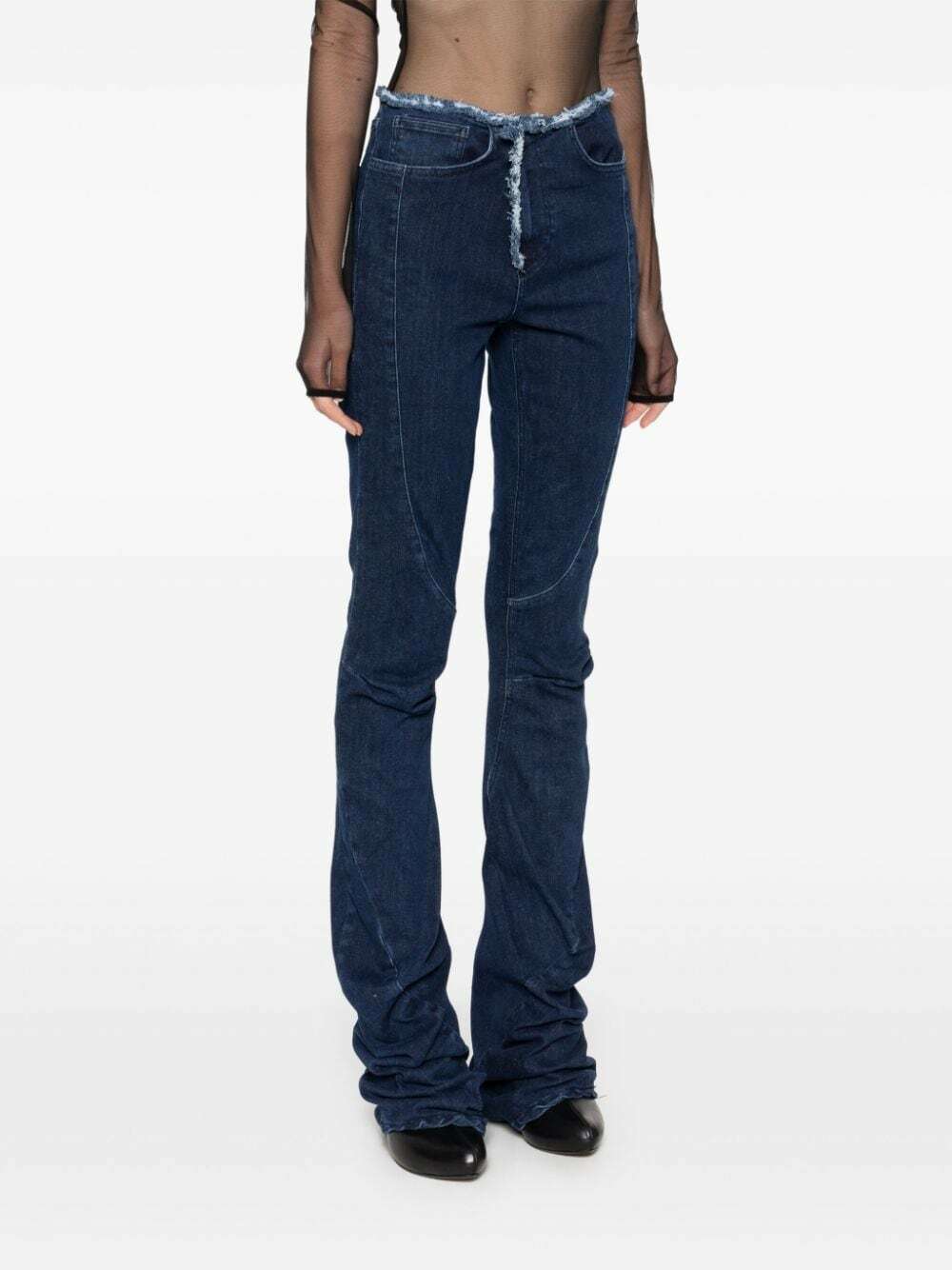 OTTOLINGER - Frayed-edge Denim Jeans Ottolinger