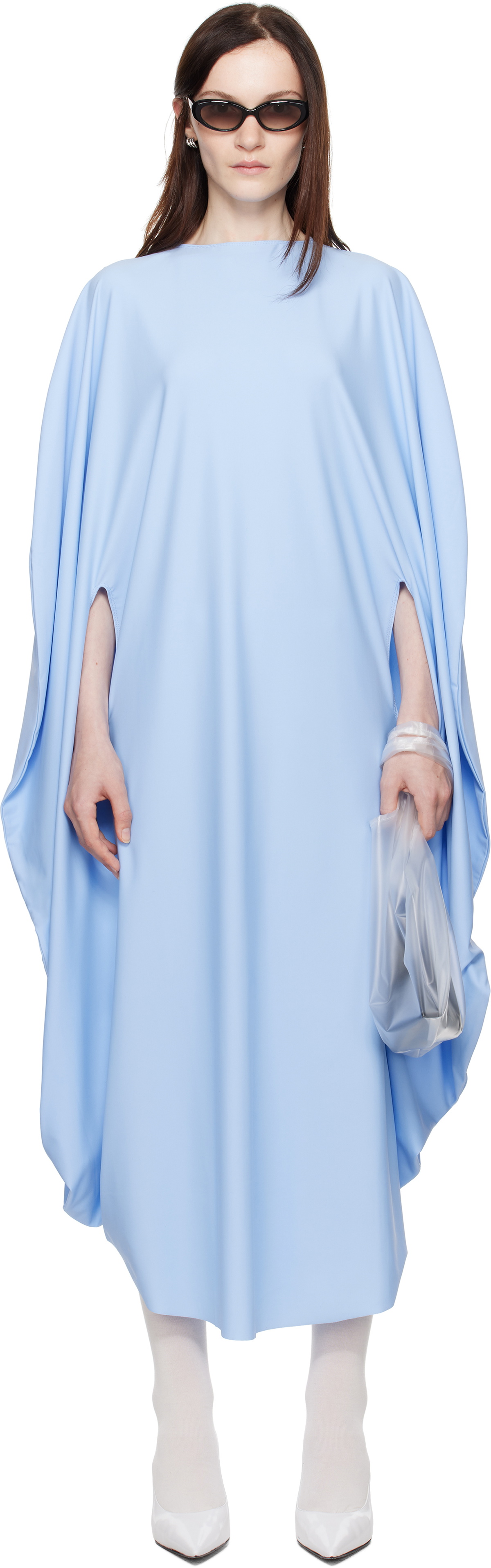 ABRA Blue Cercle Midi Dress ABRA