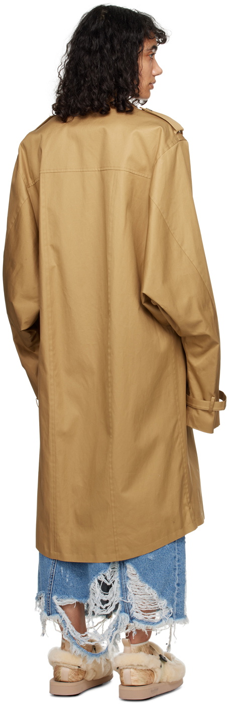 Doublet Tan Invisible Trench Coat Doublet