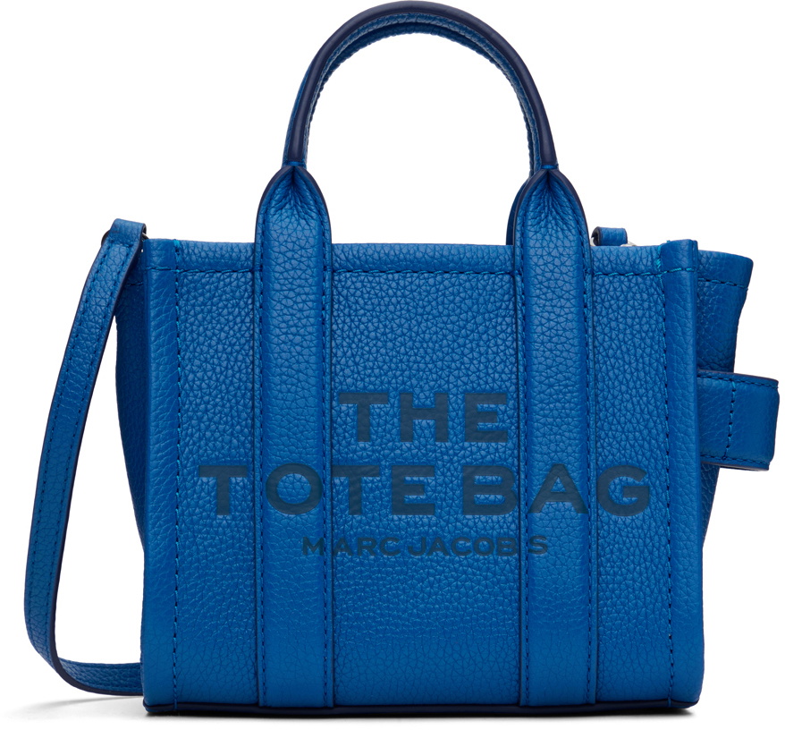 Marc Jacobs Blue 'The Leather Mini' Tote Marc Jacobs