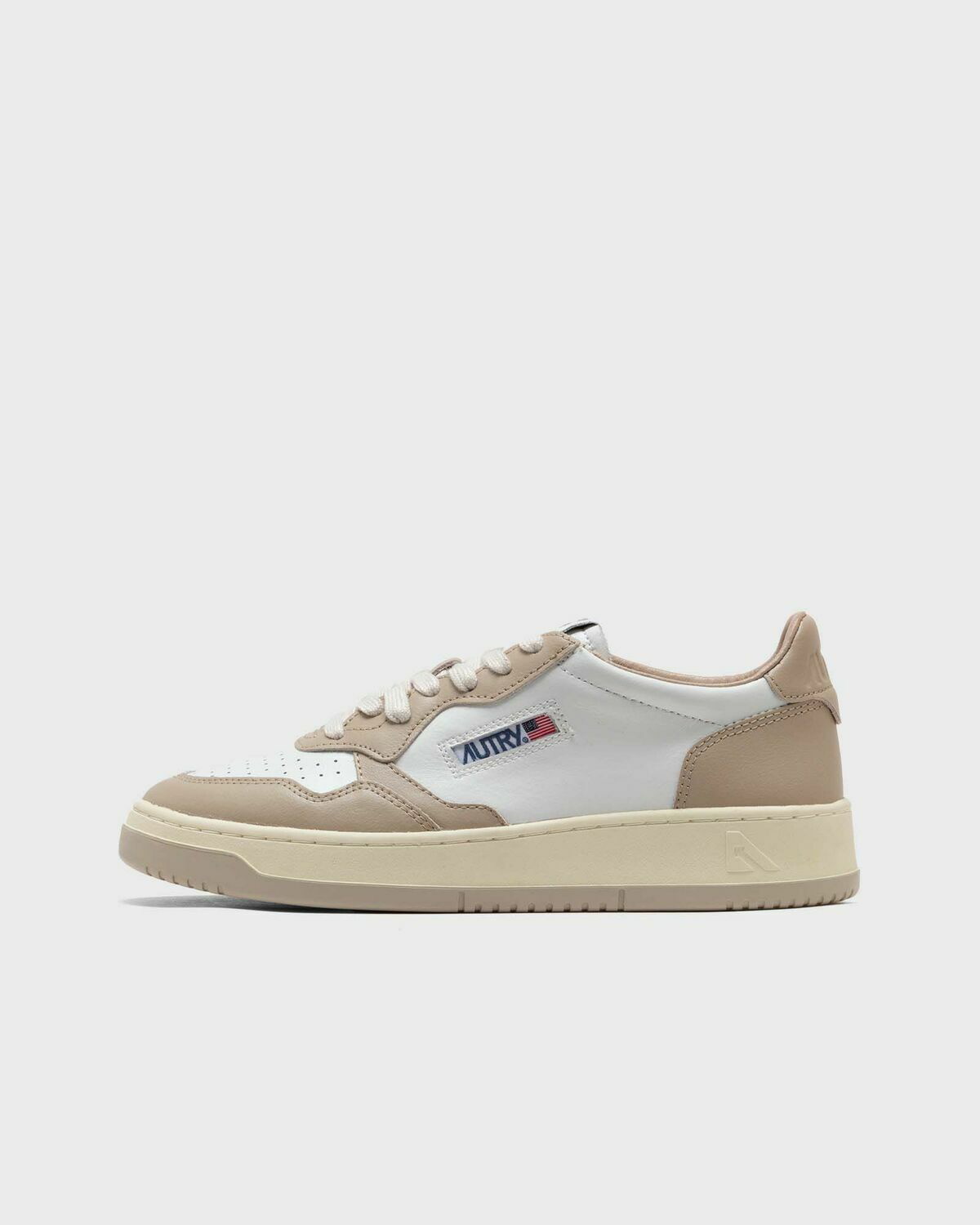 Autry Action Shoes Medalist Low White/Beige Lowtop Autry