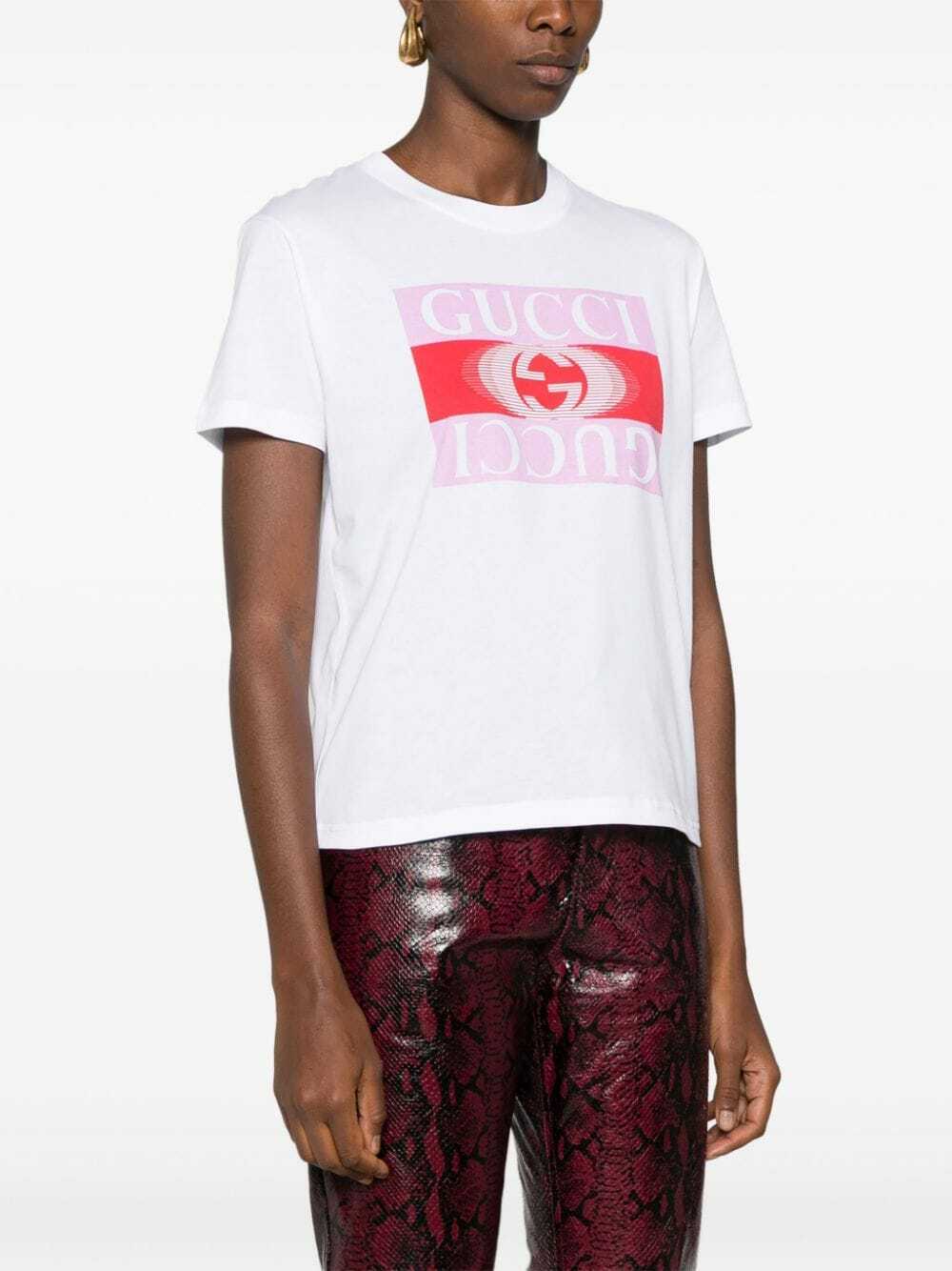 GUCCI - Logo Cotton T-shirt Gucci