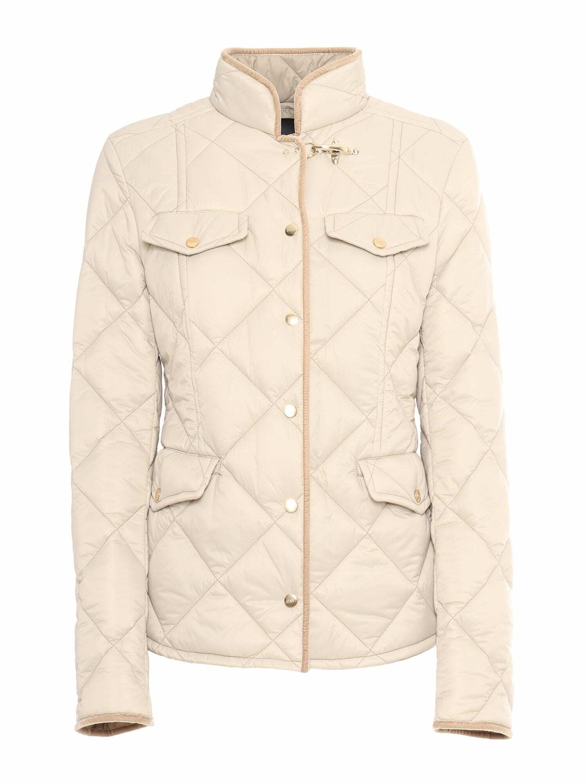 Fay Field Jacket With Velvet Edges Fay