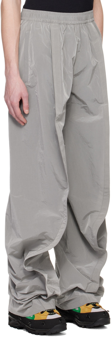 Y/Project Gray Pleated Lounge Pants Y/Project