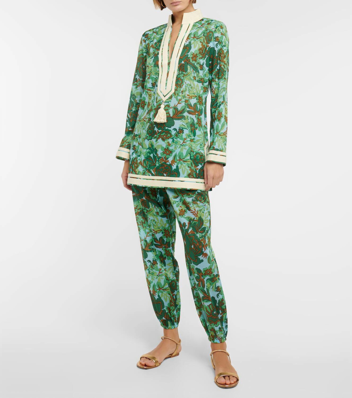 Tory Burch Printed Tory cotton tunic Tory Burch