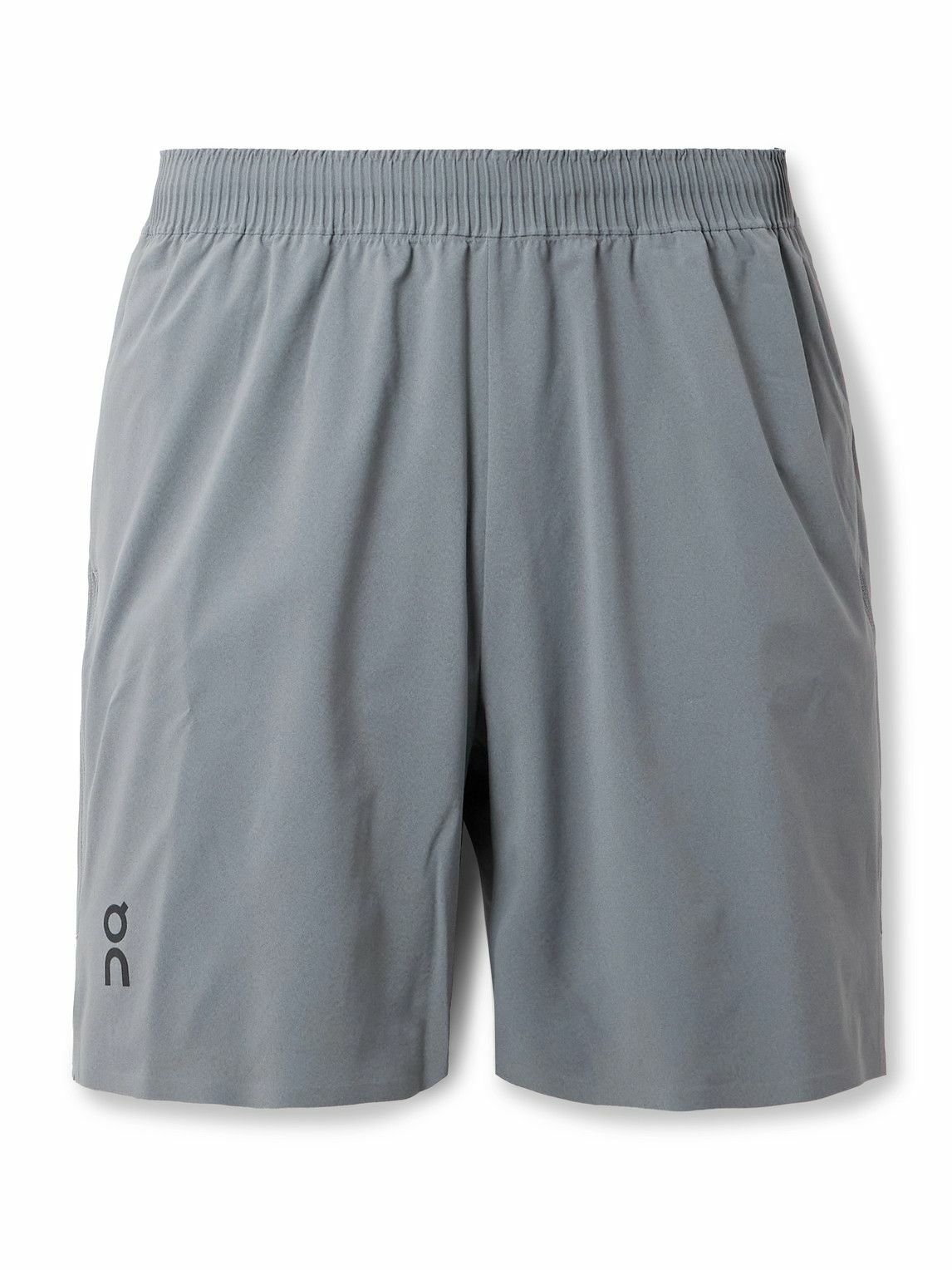 ON - Focus Straight-Leg Recycled Shell Shorts - Gray On