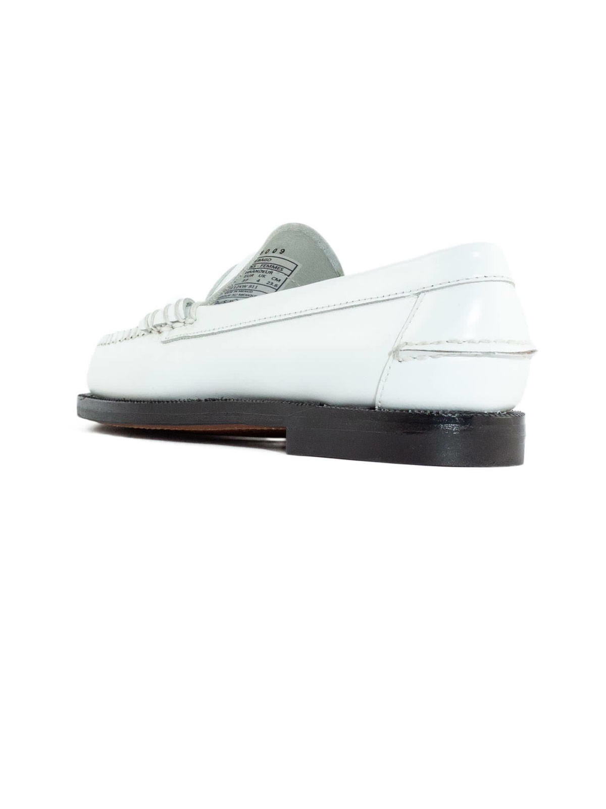 Sebago White Smooth Grain Leather Loafer Sebago