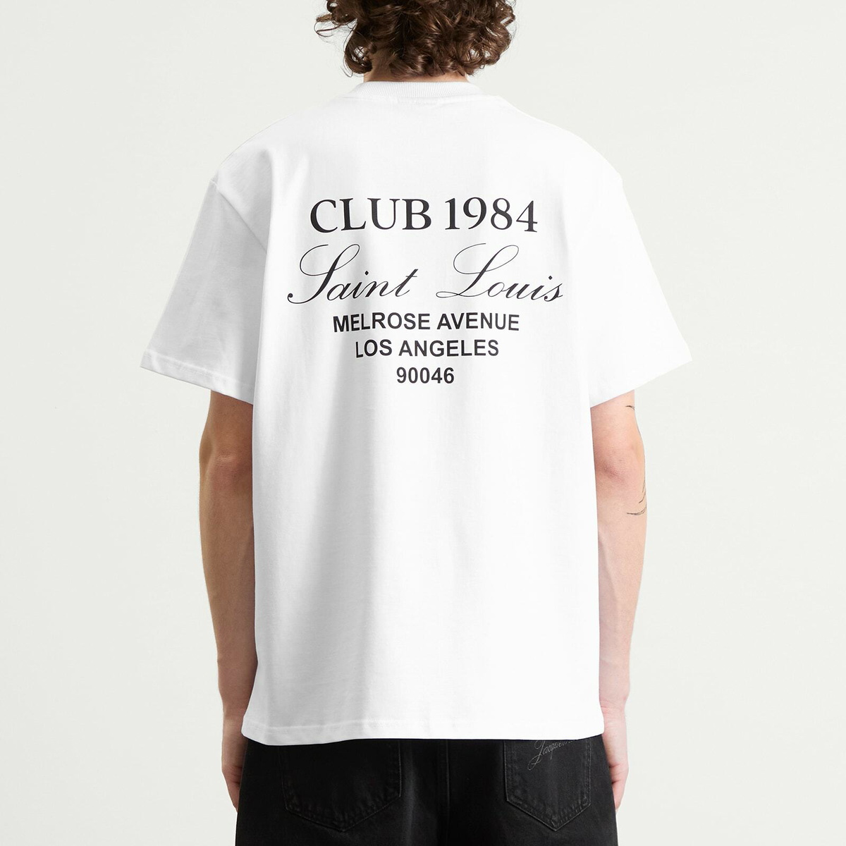 Club 1984 Men's Melrose T-Shirt in White Club 1984