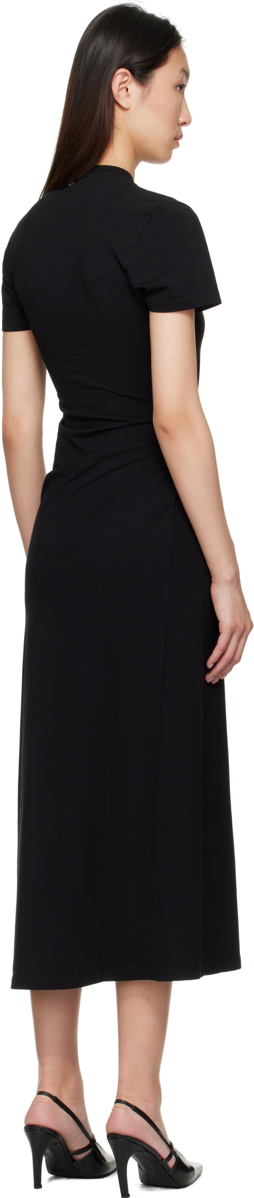 Rabanne Black Piercing Maxi Dress Paco Rabanne