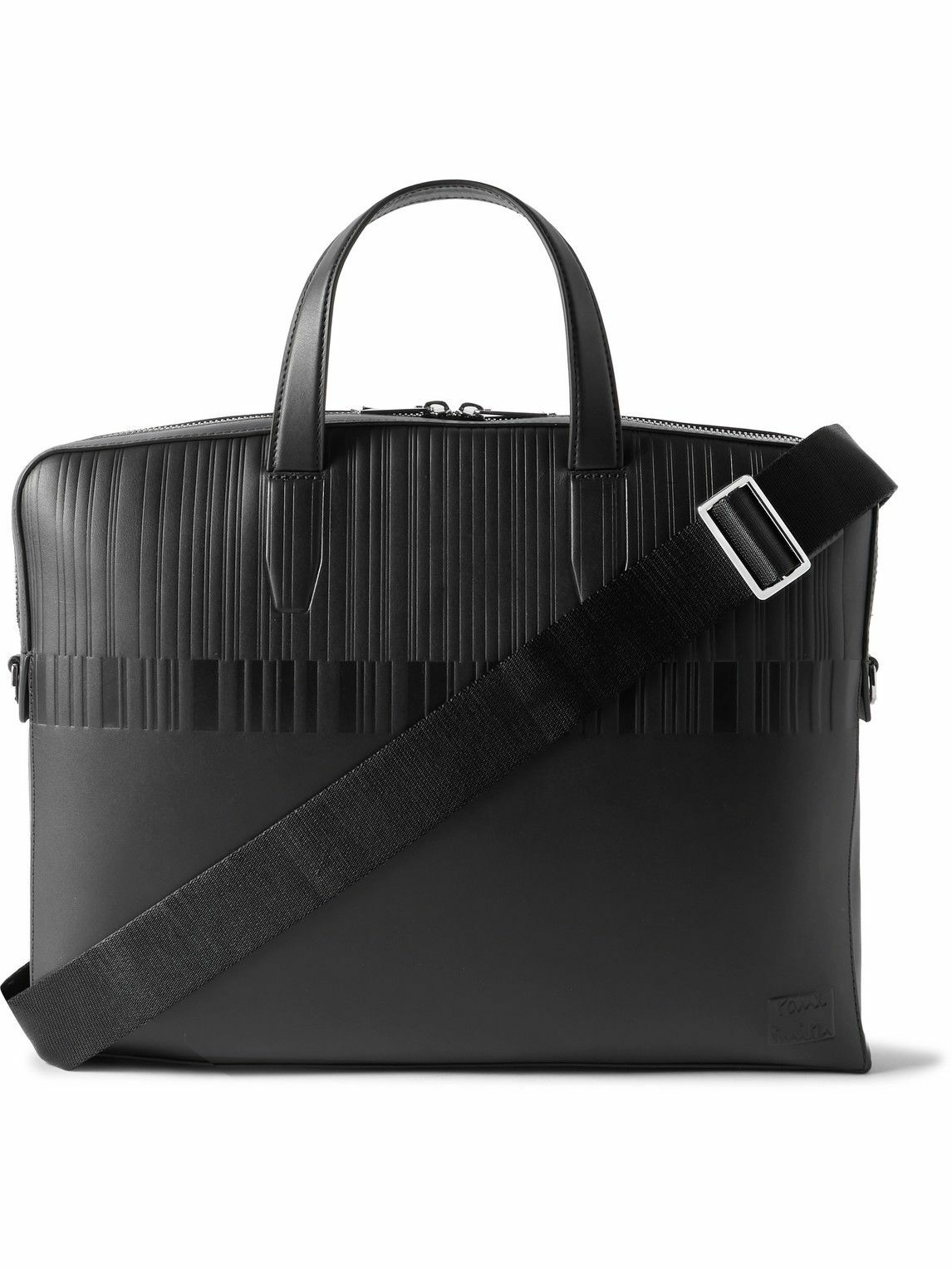 Paul Smith - Debossed Leather Briefcase Paul Smith