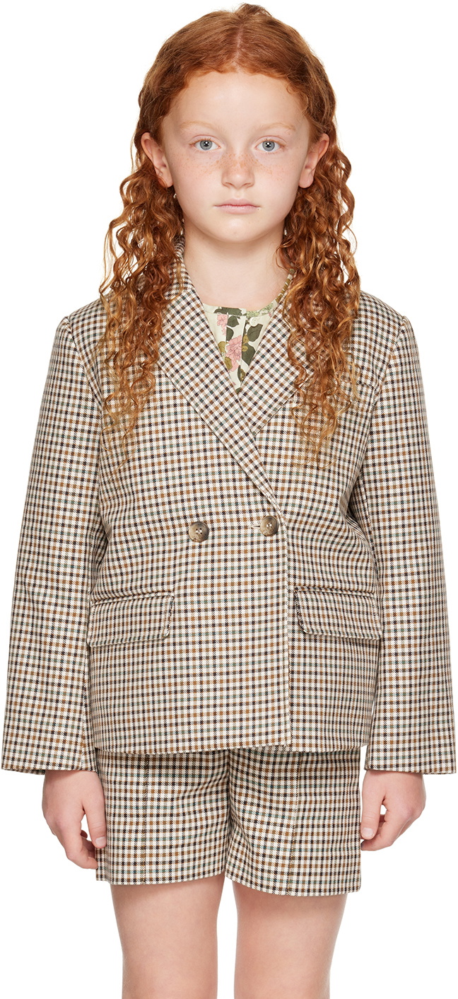 Bonpoint Kids Beige Tiya Blazer Bonpoint