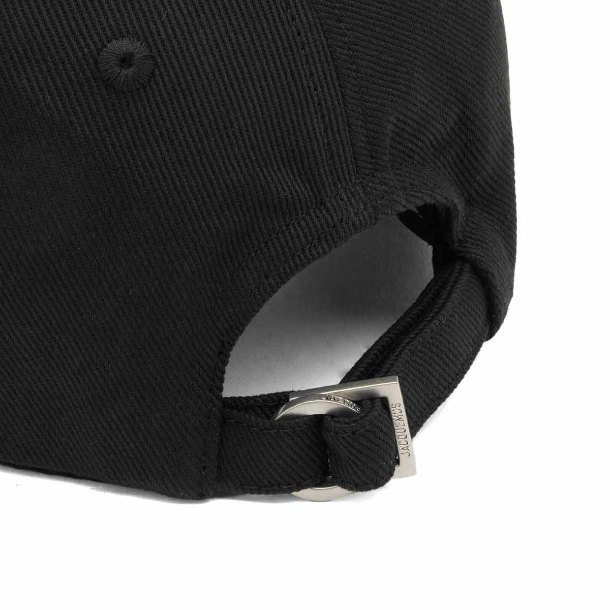 Jacquemus Men's Logo Cap in Black Jacquemus