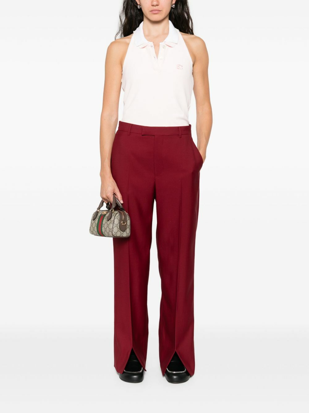 Gucci Front-Slit Trousers Gucci