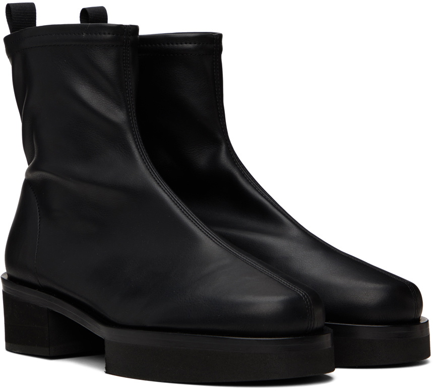 FRAME Black 'Le Remi' Ankle Boots Frame Denim