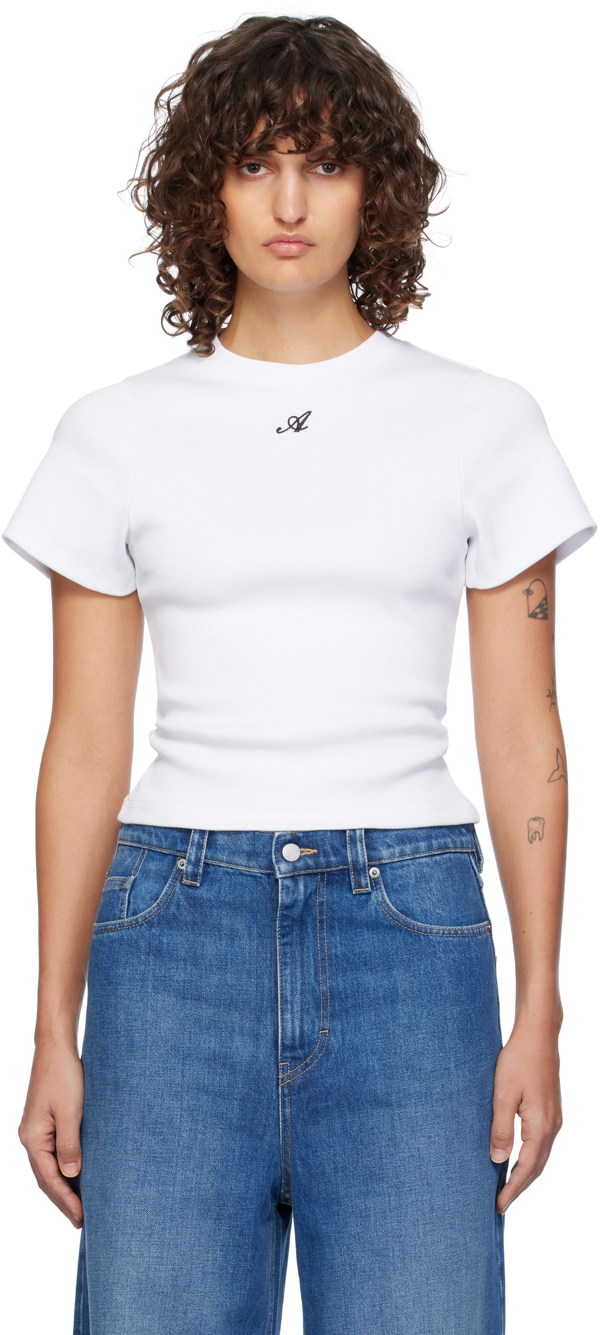 Axel Arigato White Script A T-shirt Axel Arigato