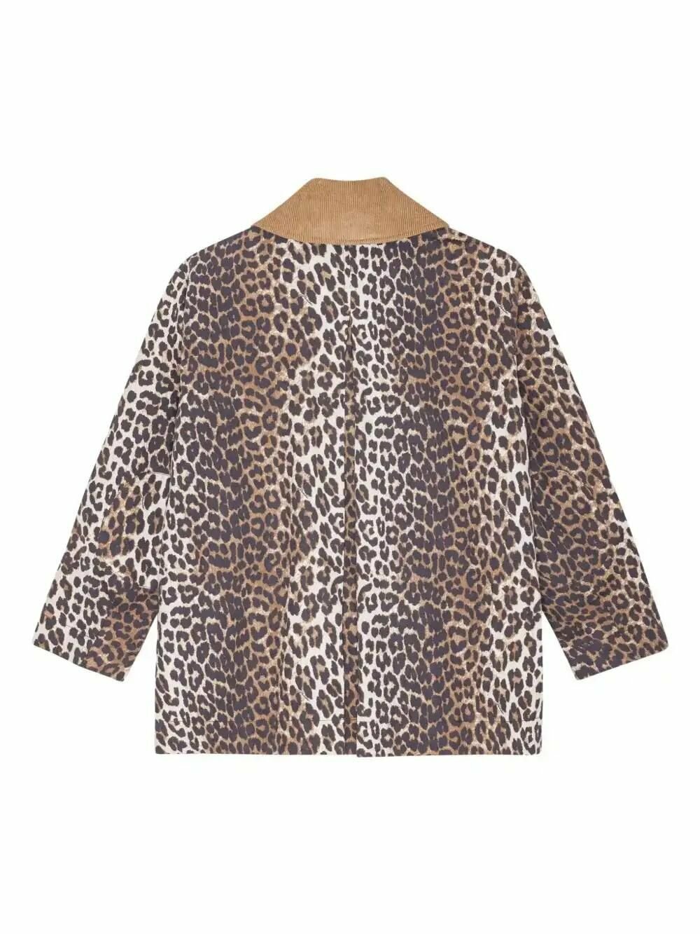 GANNI Leopard-Print Jacket GANNI