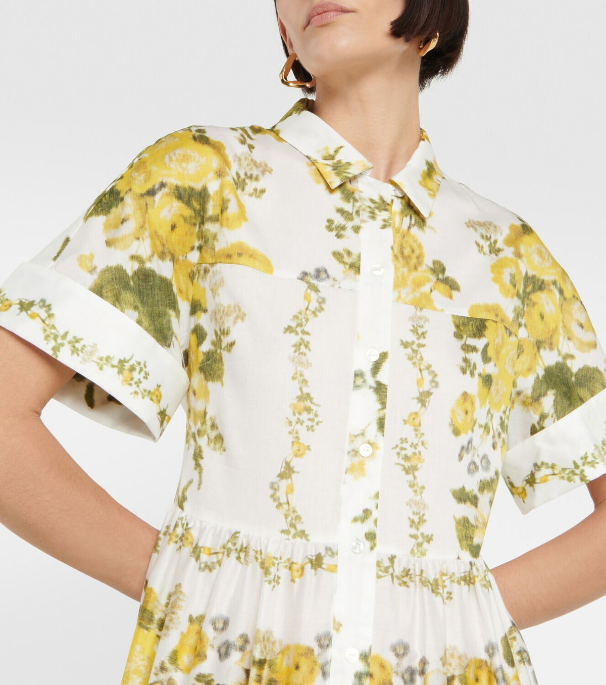 Erdem Helena floral cotton poplin maxi dress Erdem