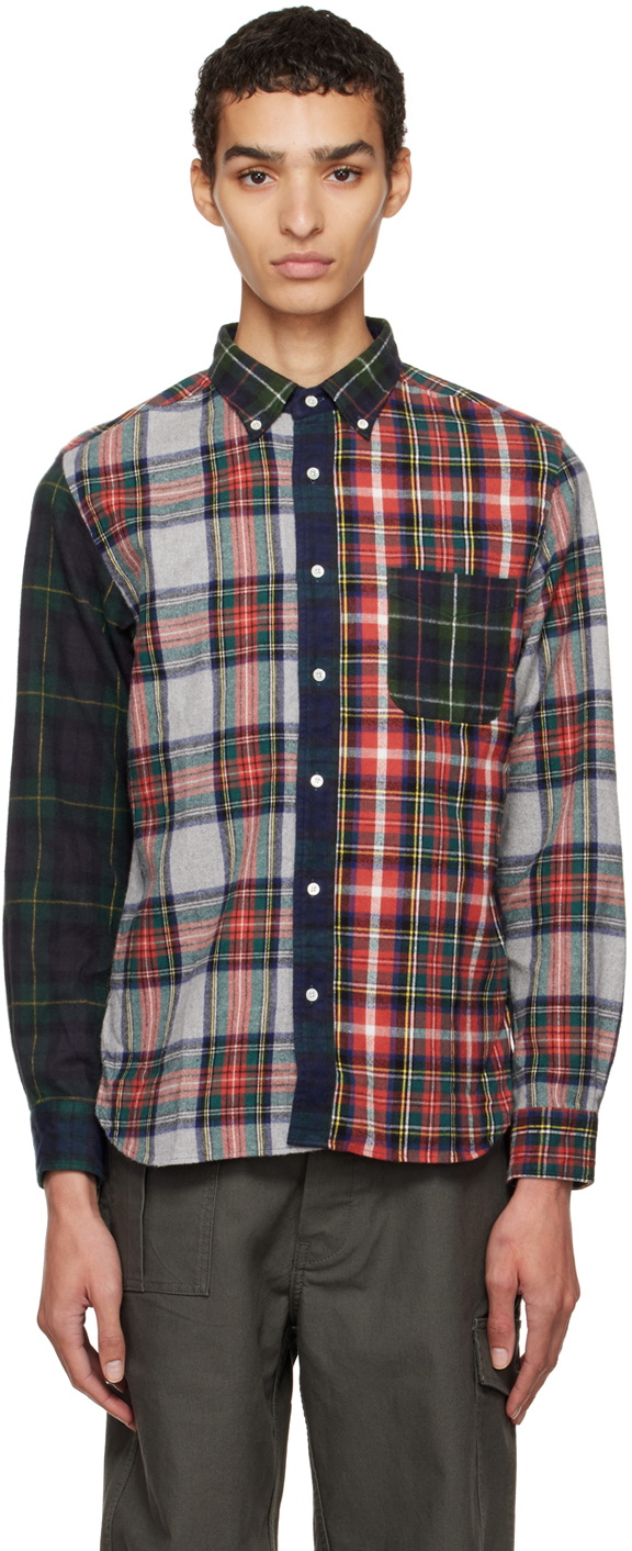 BEAMS PLUS Red Plaid Shirt Beams Plus