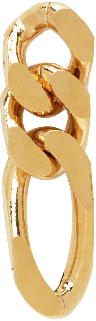 IN GOLD WE TRUST PARIS Figaro Chain Earring IN GOLD WE TRUST PARIS
