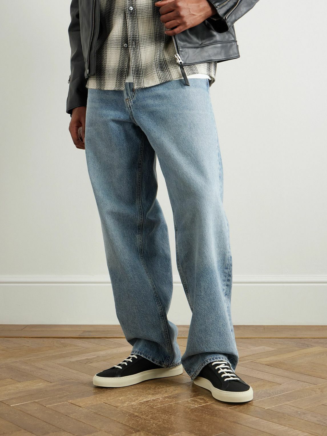 Common Projects - Original Achilles Leather-Trimmed Canvas Sneakers ...