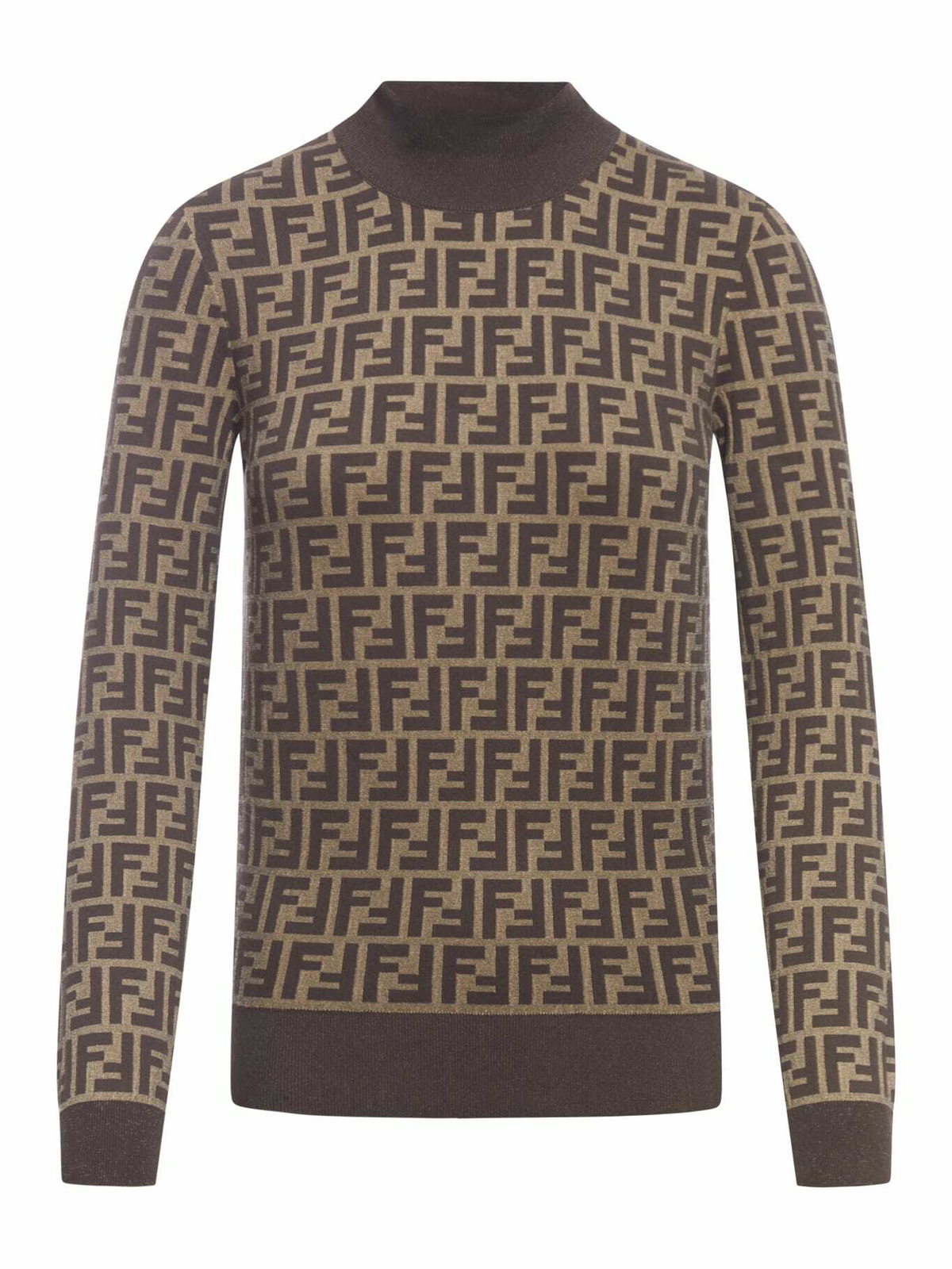 Fendi Pull Ff Istit. Cotton Knit Fendi