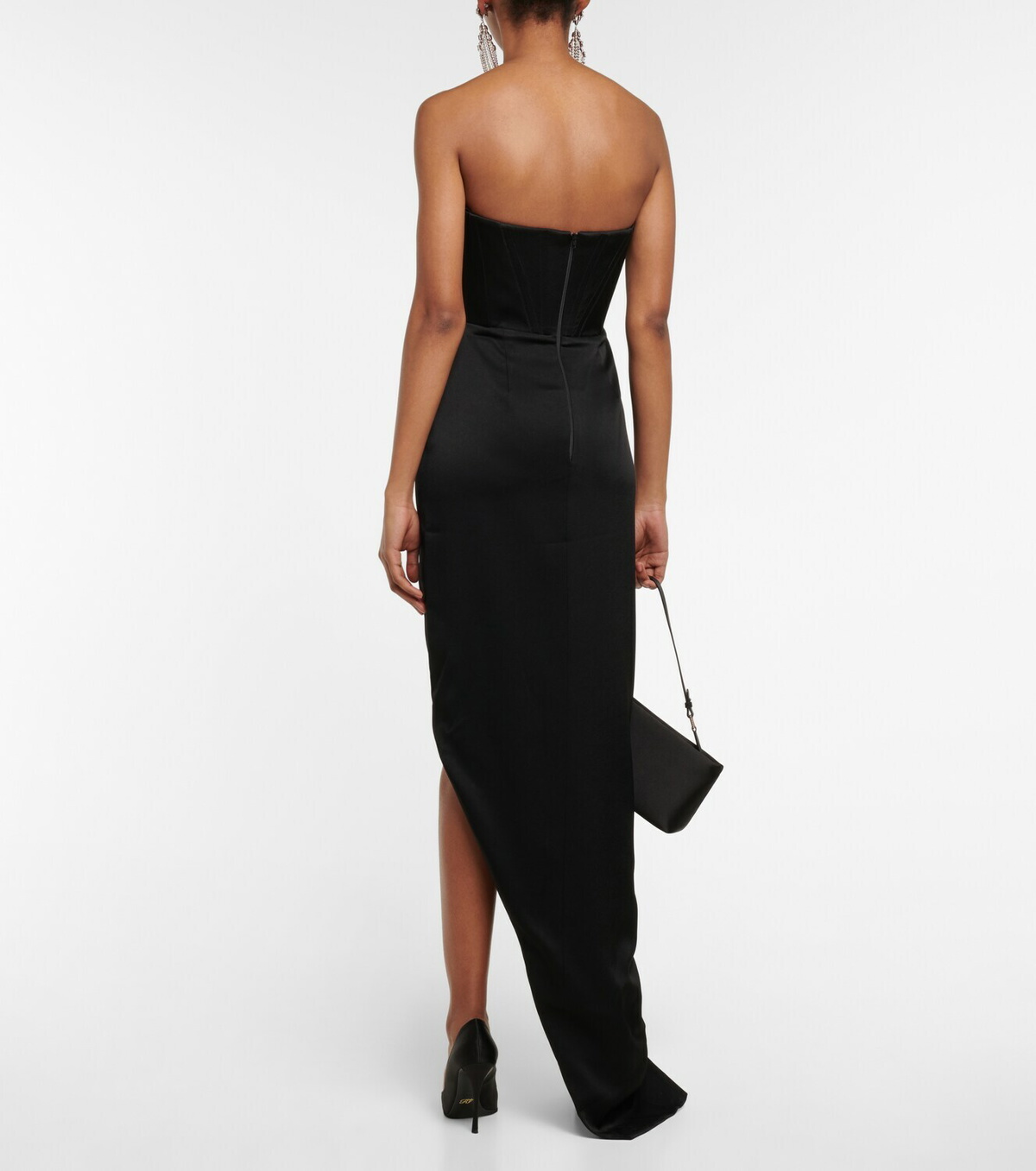 Alex Perry Harland satin crêpe gown Alex Perry
