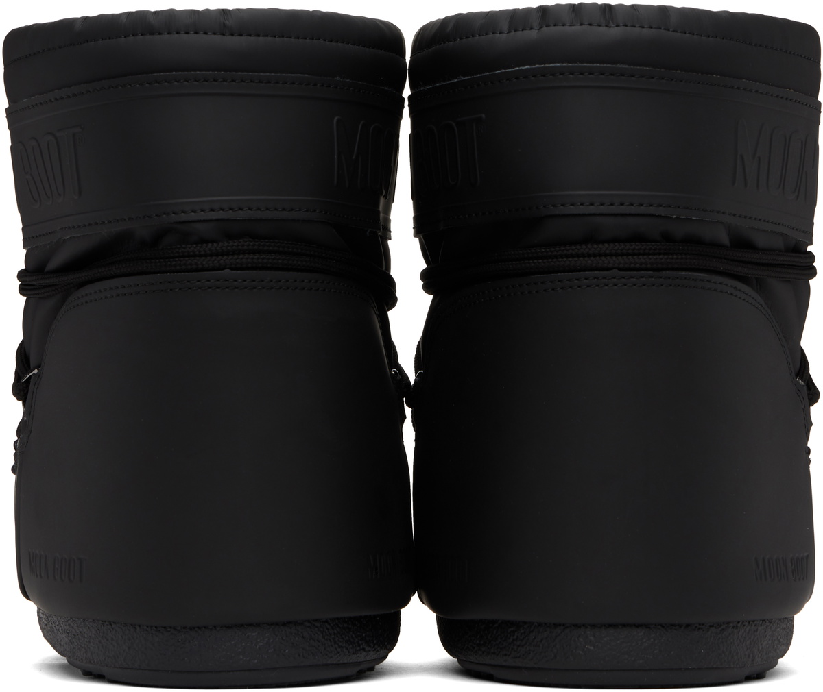 Moon Boot Black Icon Low Rubber Boots Moon Boot