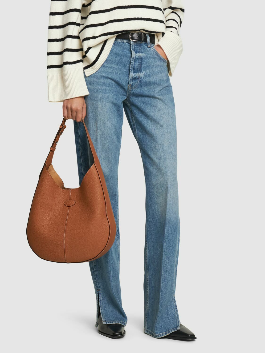 TOD'S - Small Sacca Oboe Leather Bag Tod's