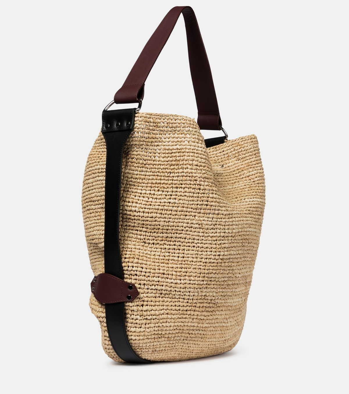 Isabel Marant - Bayia leather-trimmed raffia tote Isabel Marant