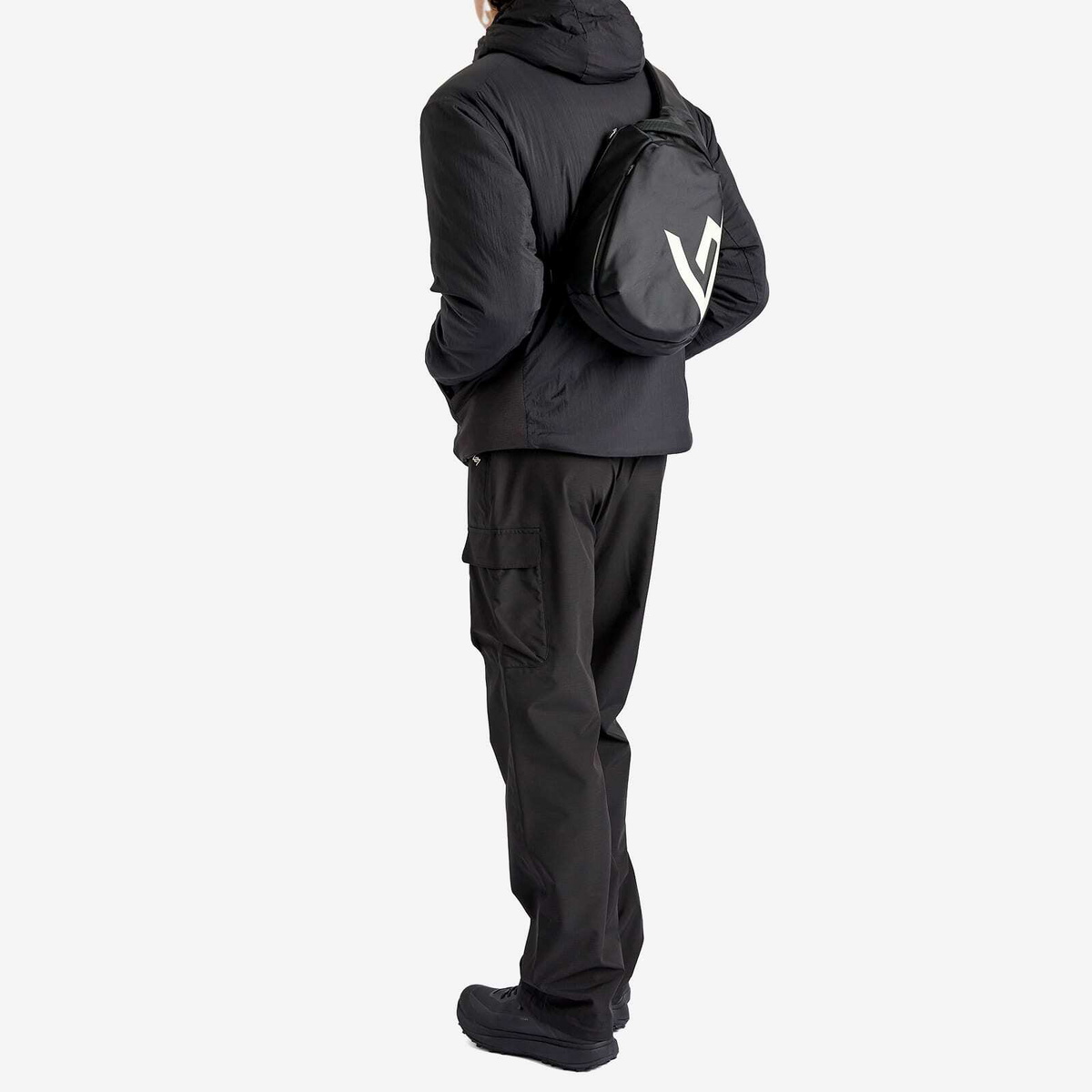 Represent Men's 247 Sling Bag in Black Represent
