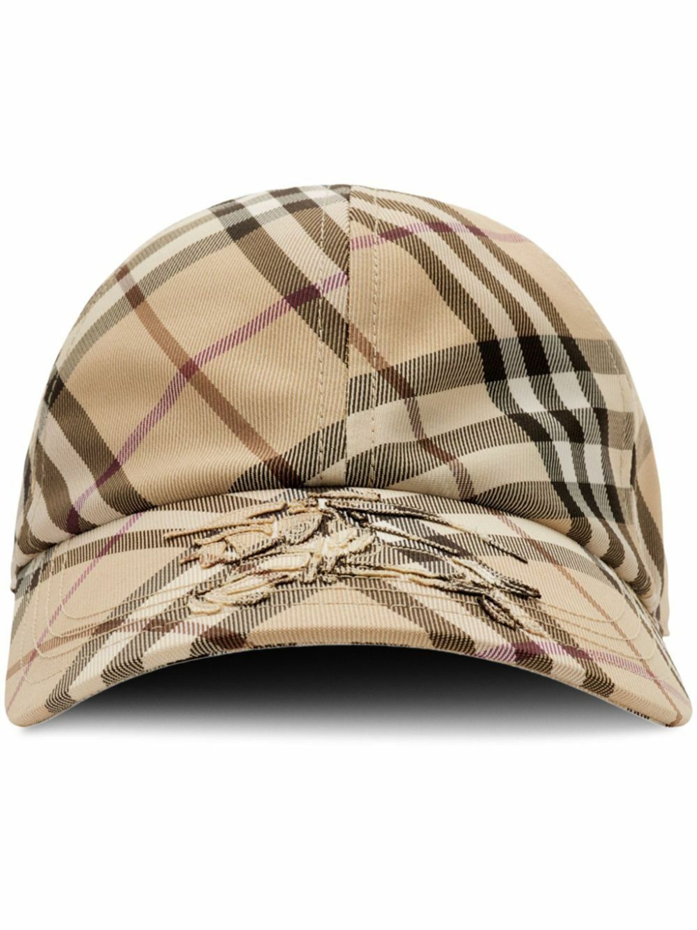 Burberry Neutral Checked EKD Cap Burberry
