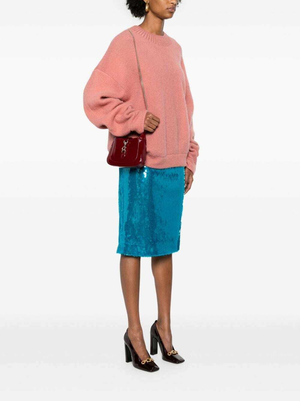 GUCCI - Jackie Notte Patent Leather Mini Bag Gucci