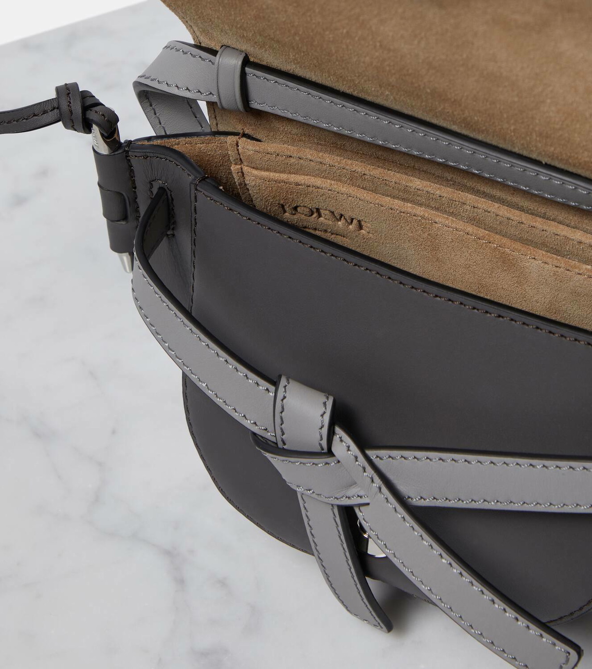 Loewe Gate Dual Mini leather shoulder bag Loewe