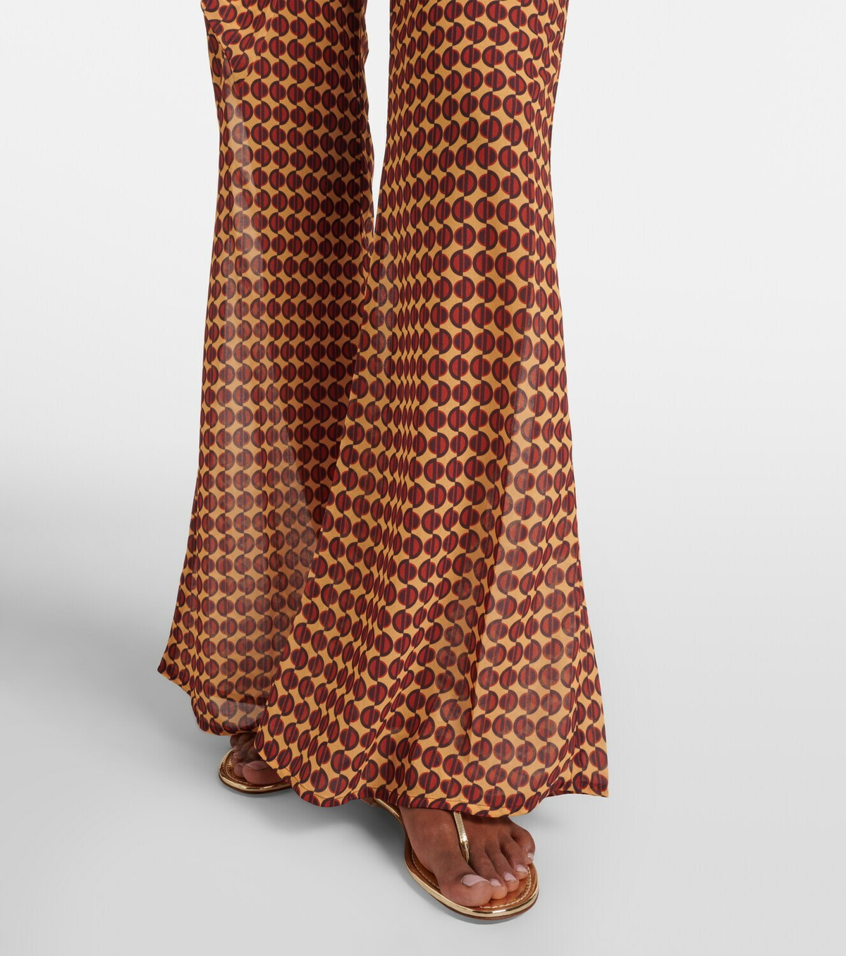 Bananhot Bowie printed flared pants Bananhot