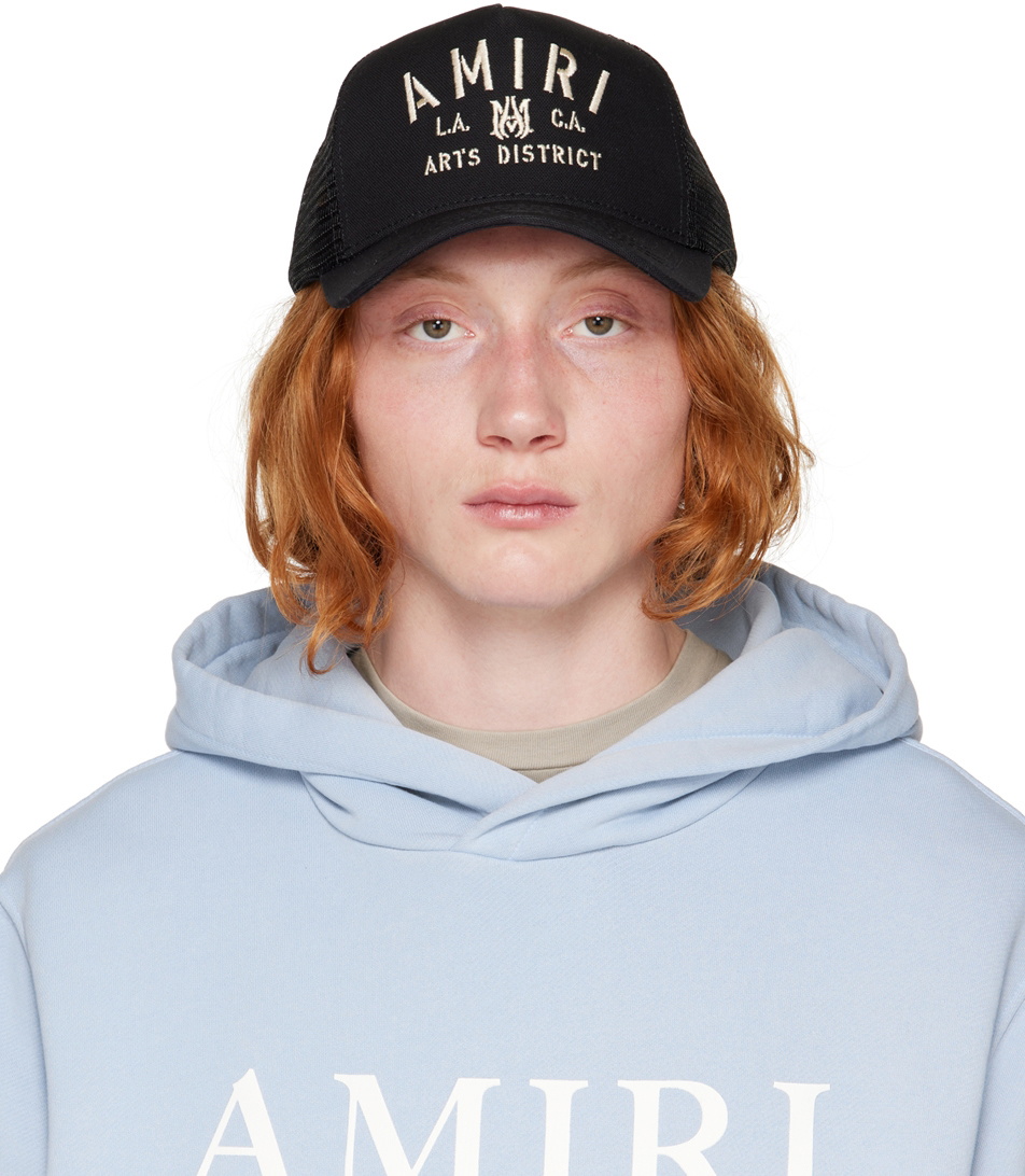 AMIRI Black Stencil Trucker Cap Amiri