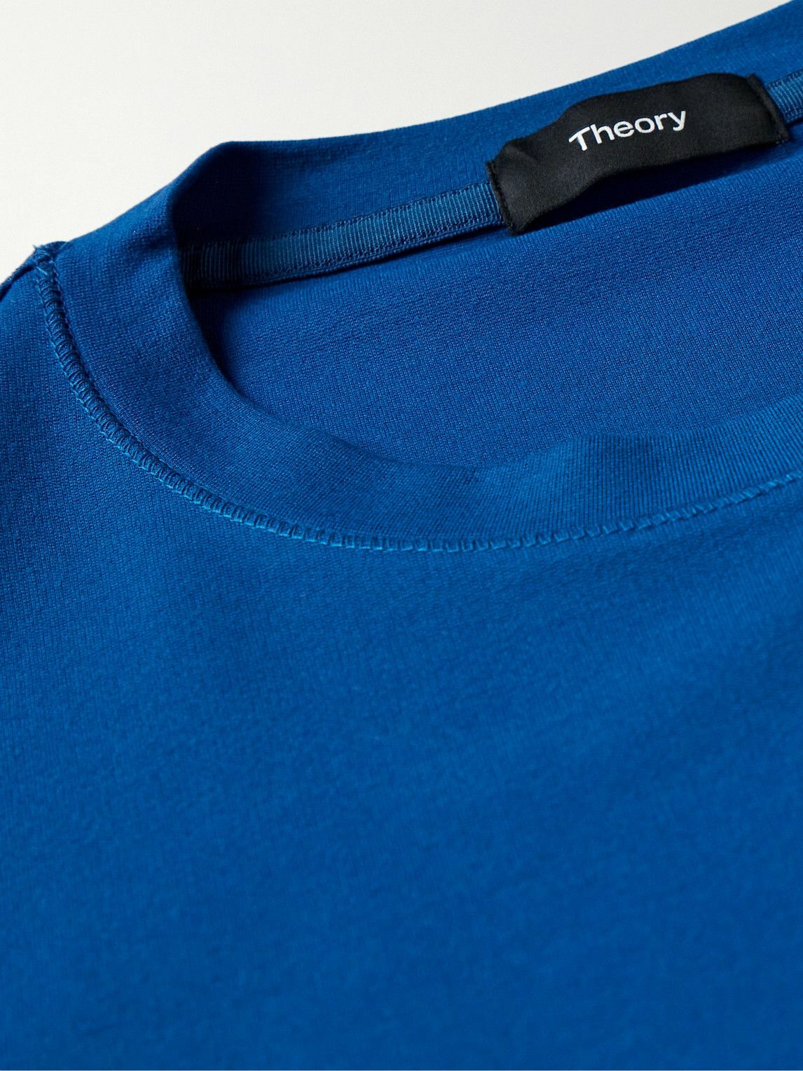 Theory - Ryder Stretch-Jersey T-Shirt - Blue Theory