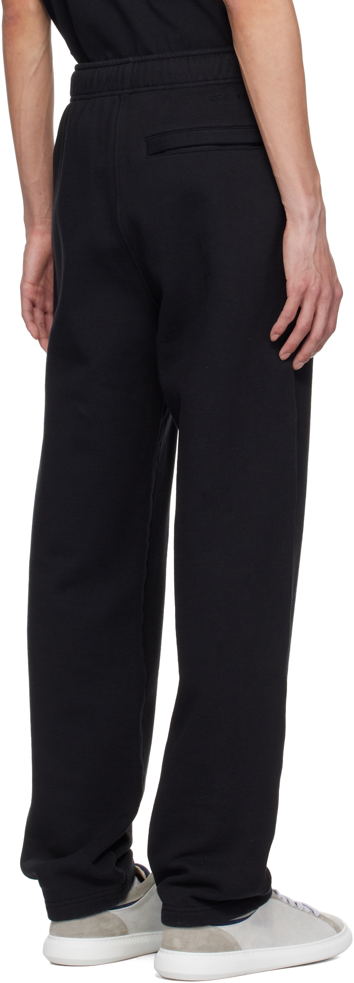 1017 ALYX 9SM Black Straight-Leg Sweatpants 1017 ALYX 9SM