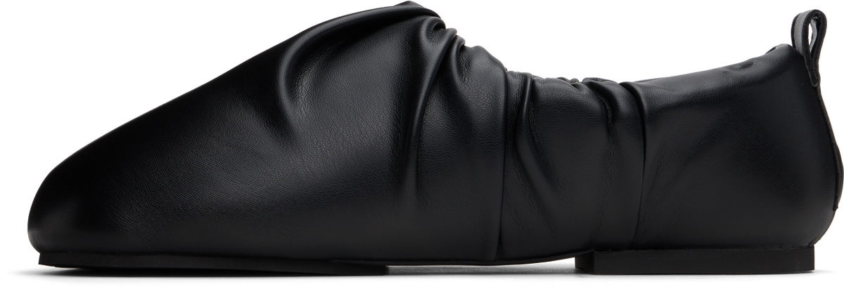 YUME YUME Black Wrinkle Ballerina Flats Yume Yume