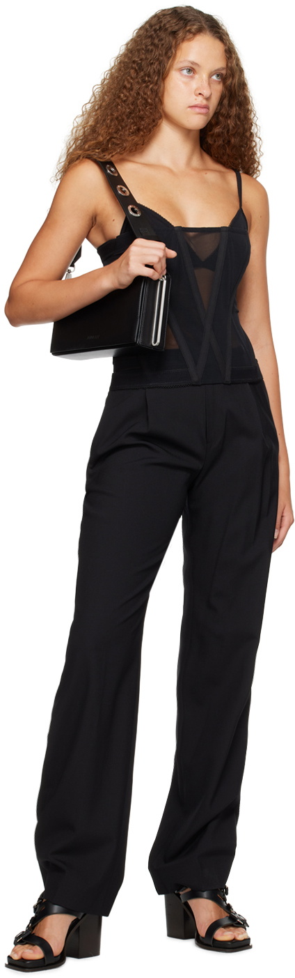 Dion Lee Black Lingerie Trousers Dion Lee