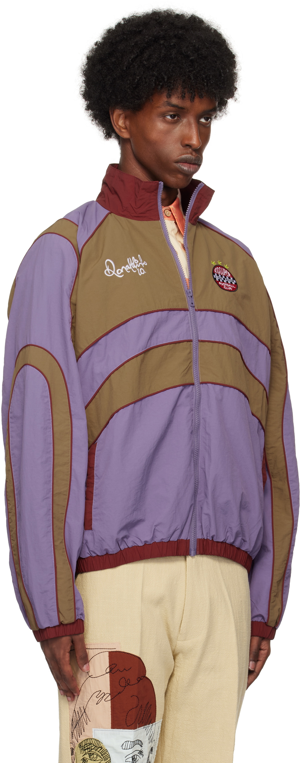 KidSuper Purple Ronaldinho Edition Team Windbreaker KidSuper