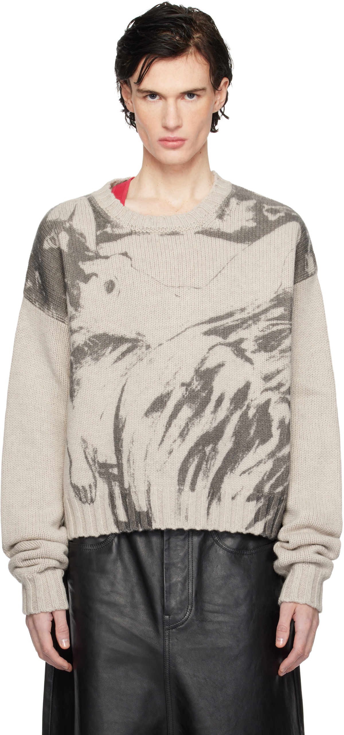 Enfants Riches Déprimés Taupe 'Past In Vain' Sweater Enfants Riches ...