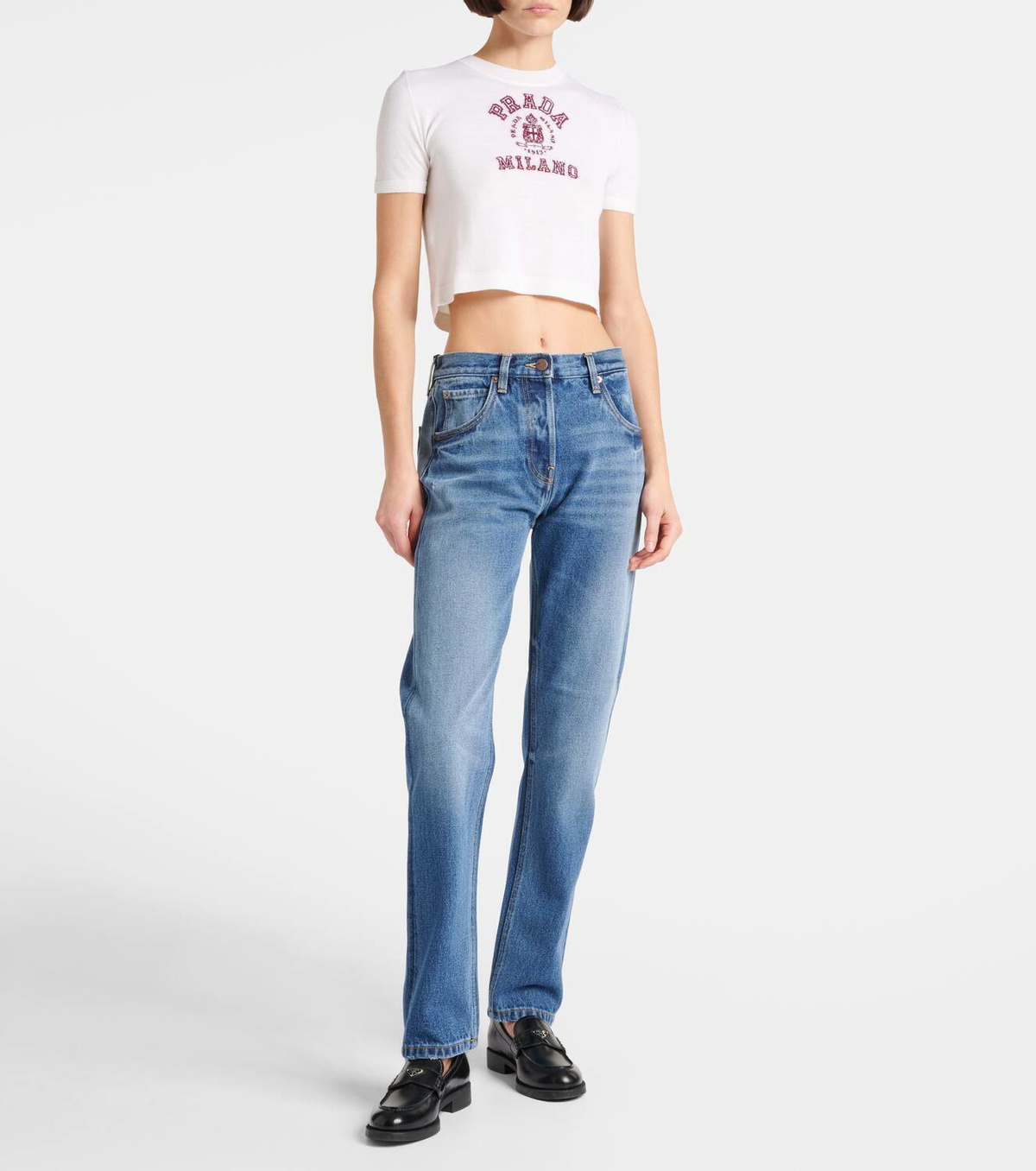 Prada Mid-rise straight jeans Prada