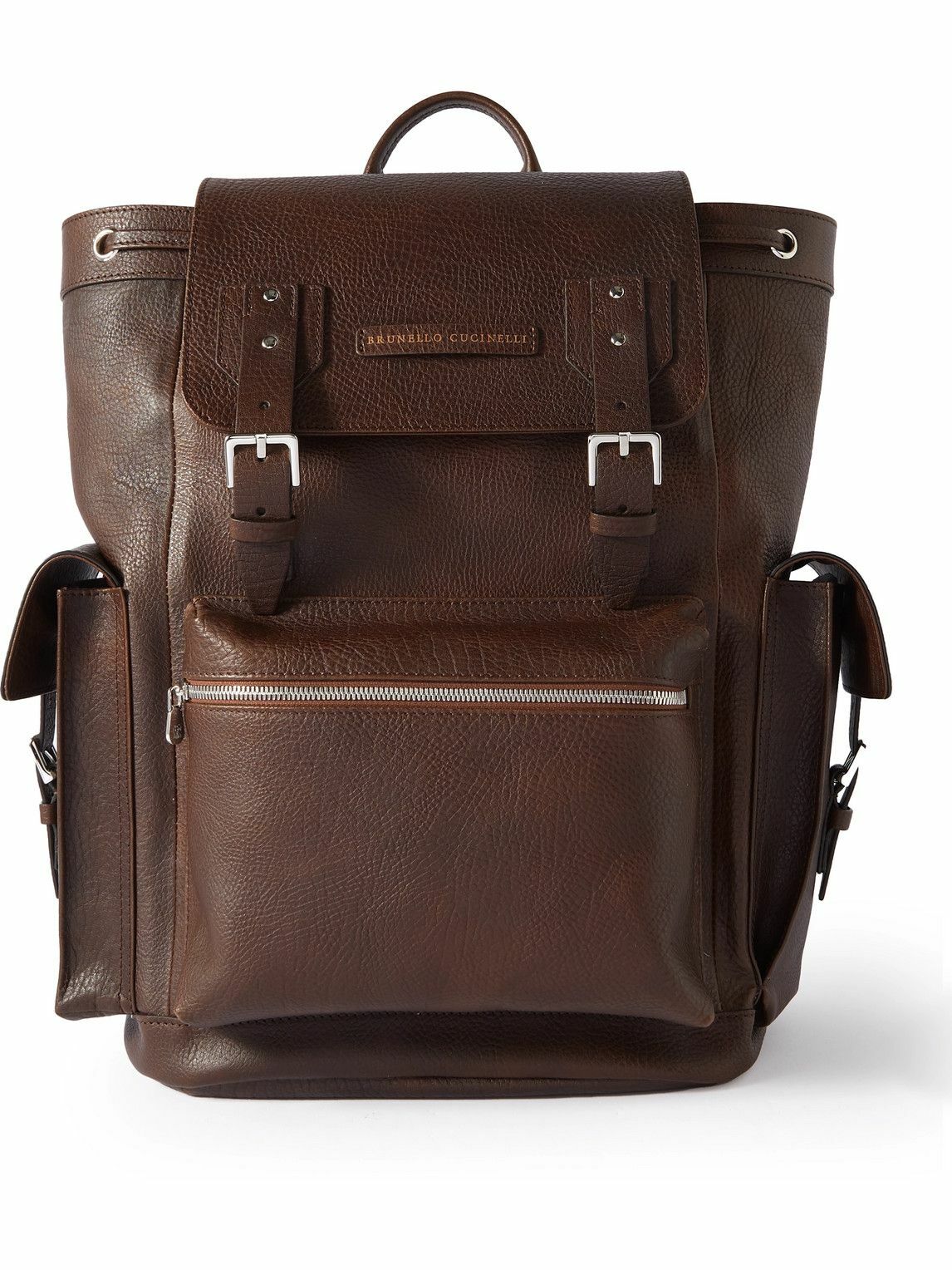 Brunello Cucinelli - Leather Backpack Brunello Cucinelli