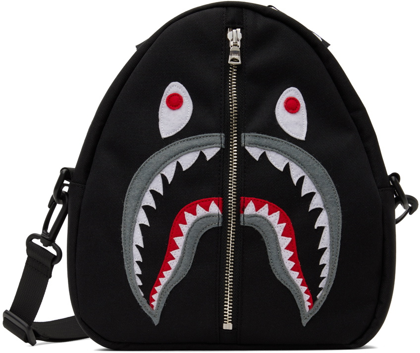 BAPE Black Shark Shoulder Bag A Bathing Ape