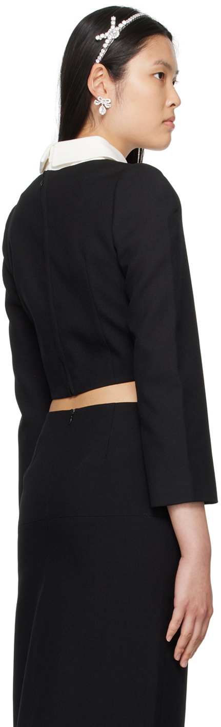 Shushu/Tong Black Bowknot Blouse Shushu/Tong